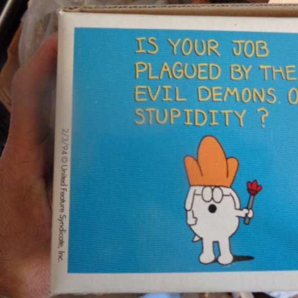 Dilbert | Kitchen | Dilbert Devil Cup Gift Nib Vintage | Poshmark